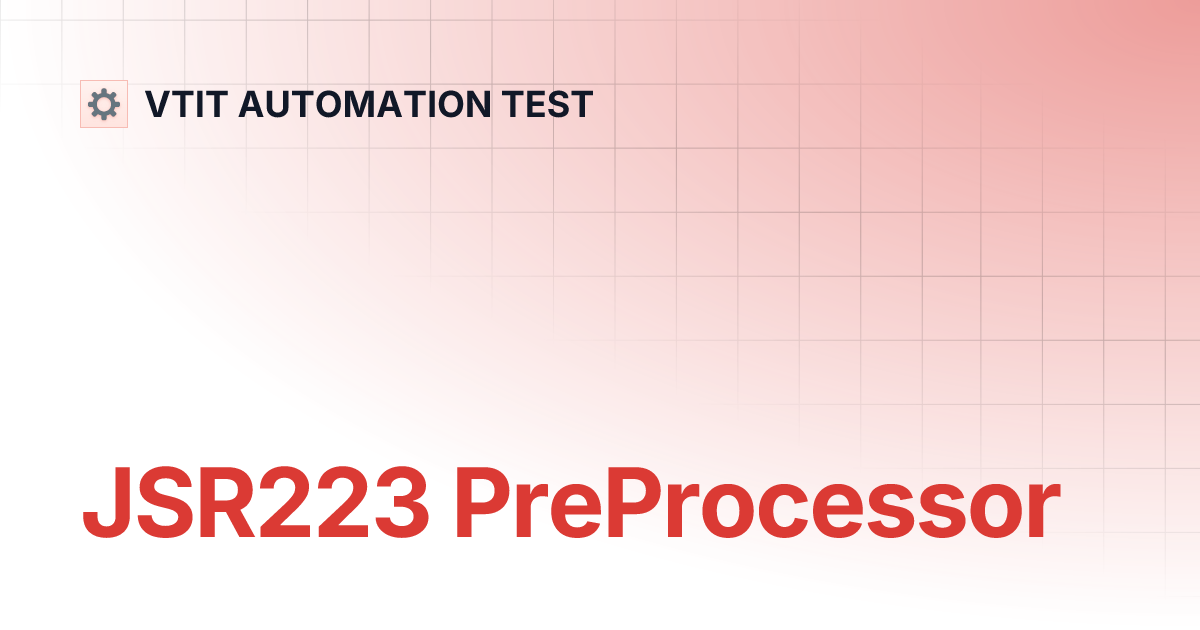 JSR223 PreProcessor | VTIT AUTOMATION TEST
